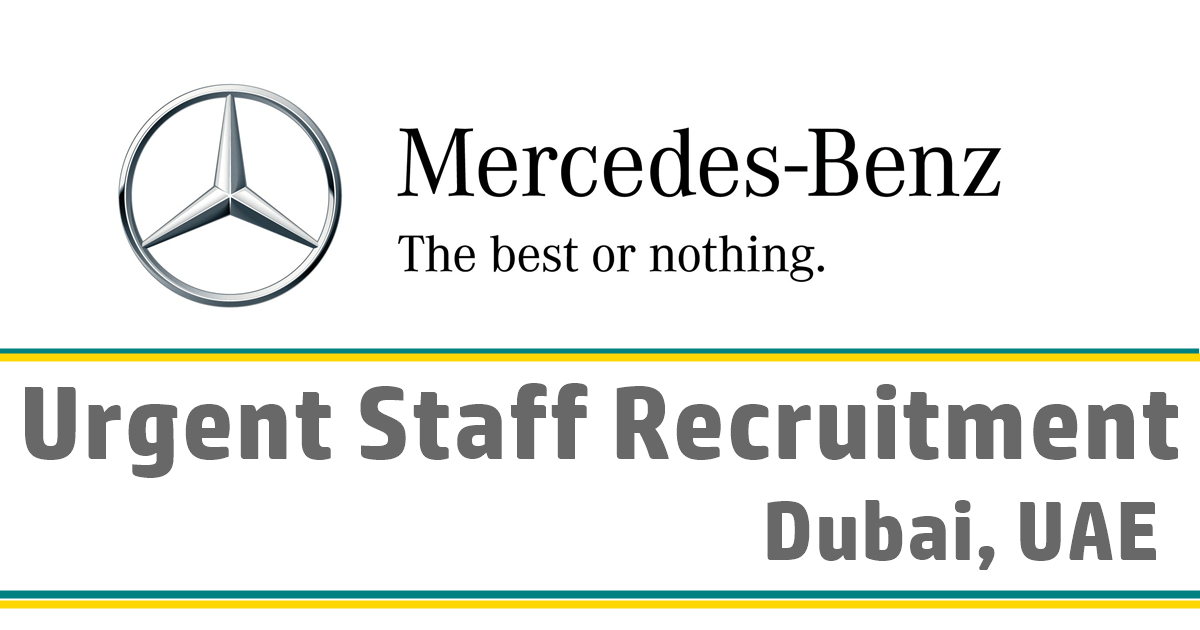 Mercedes Benz Jobs Dubai & Abu Dhabi 2023