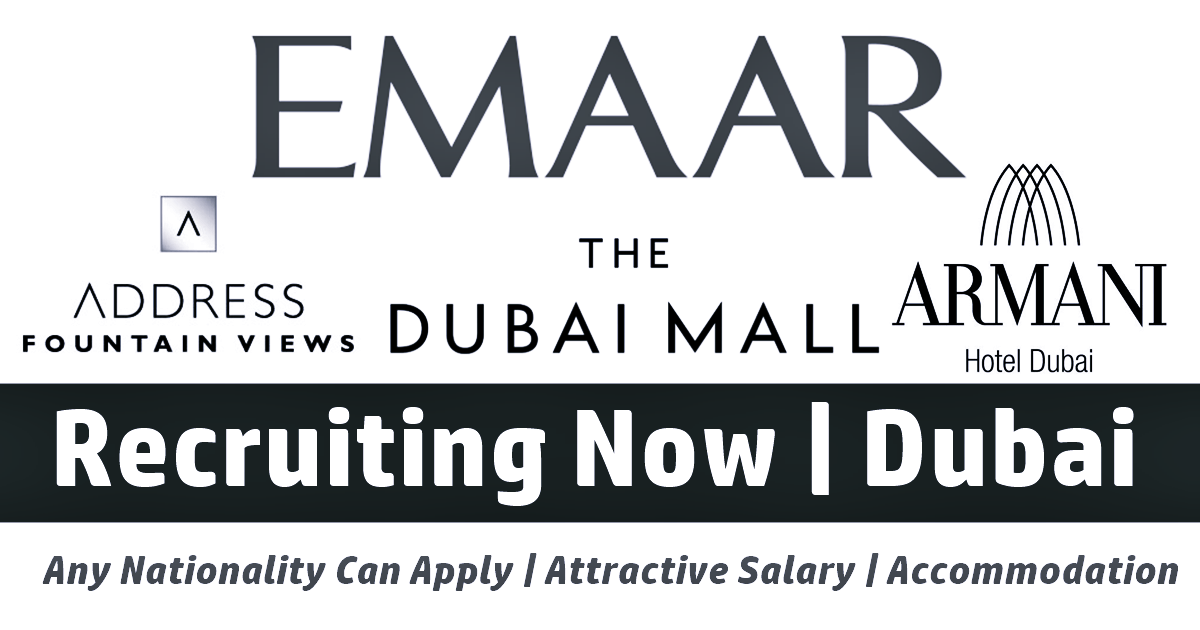 Emaar Careers Dubai | Emaar Group Job Vacancy UAE 2022