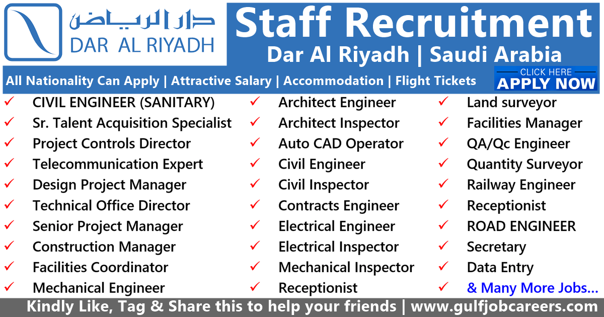 Dar Al Riyadh Careers & Jobs | Saudi Arabia