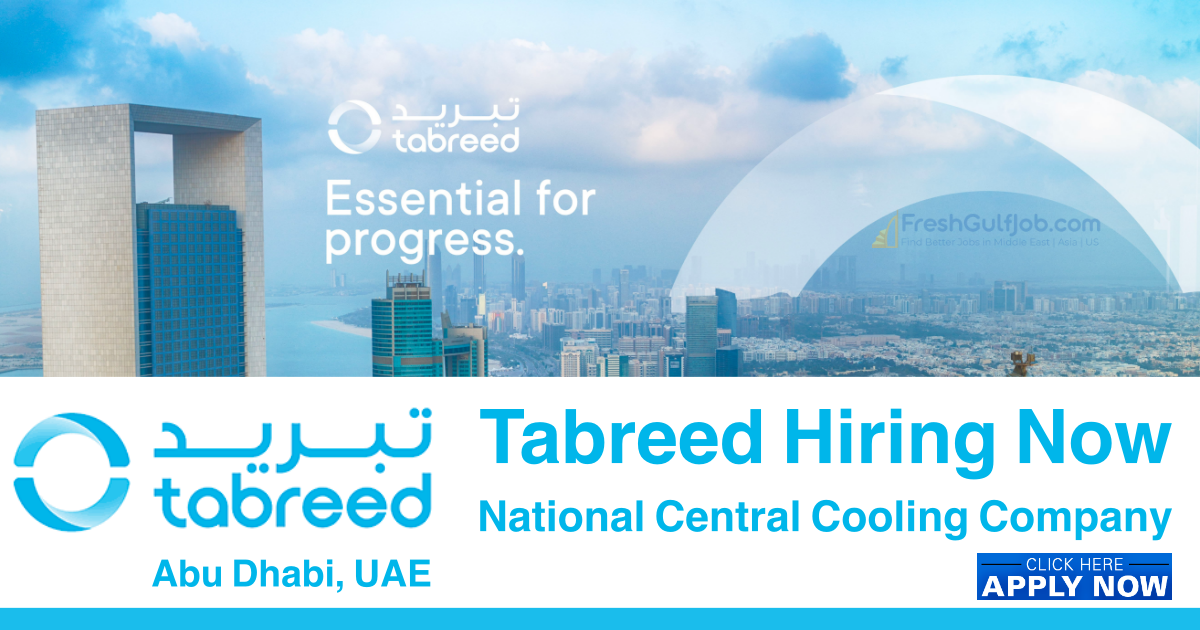 Tabreed Jobs Careers Abu Dhabi UAE 2023 tabreed-jobs-careers-abu-dhabi-uae-2023