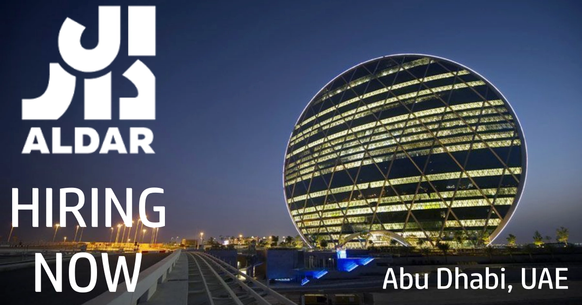 Aldar Careers Abu Dhabi | Aldar Properties Jobs UAE 2024
