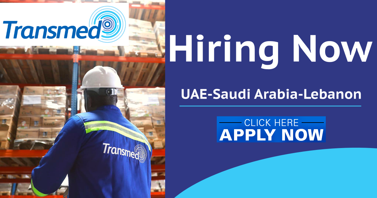 Transmed Jobs UAE-Saudi Arabia-Lebanon 2023