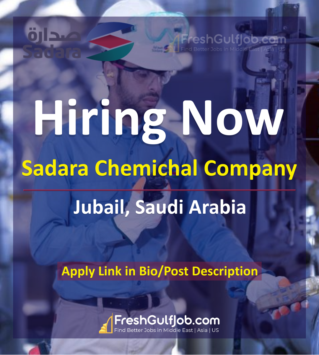 Sadara Careers | Sadara Chemical Company Jobs Saudi Arabia 2024