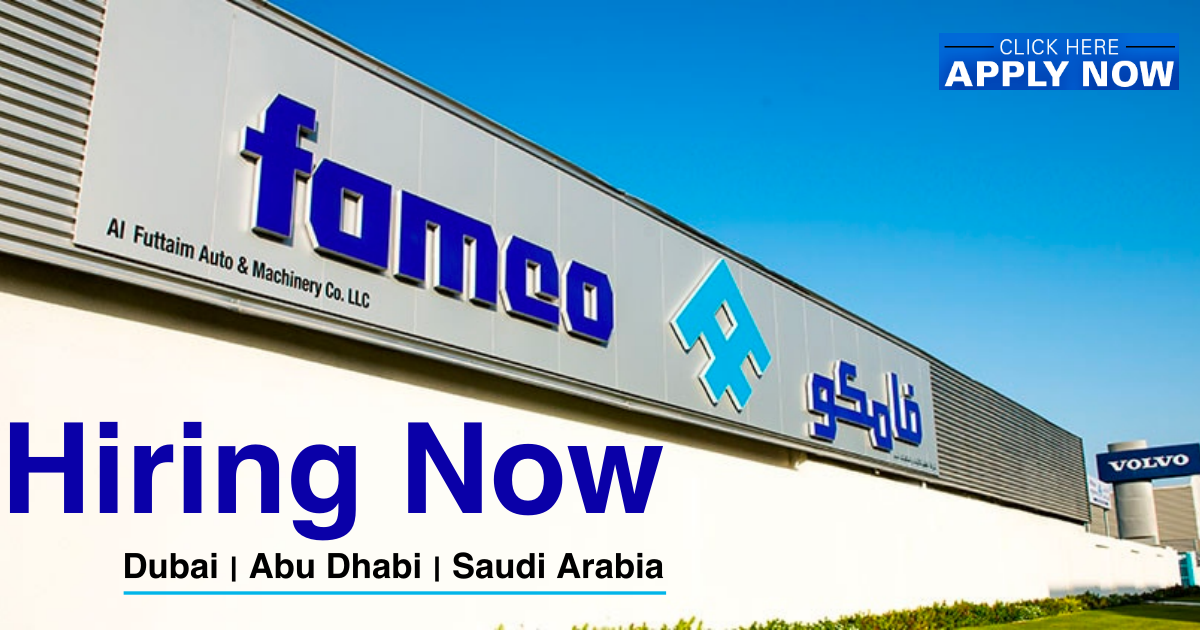 FAMCO Job Vacancy | Al Futtaim FAMCO Careers UAE - KSA 2024