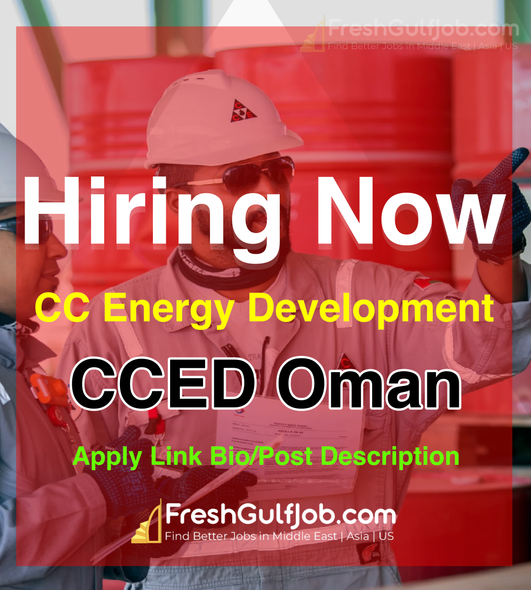 CCED Oman Careers | CC Energy Development Jobs Oman 2024