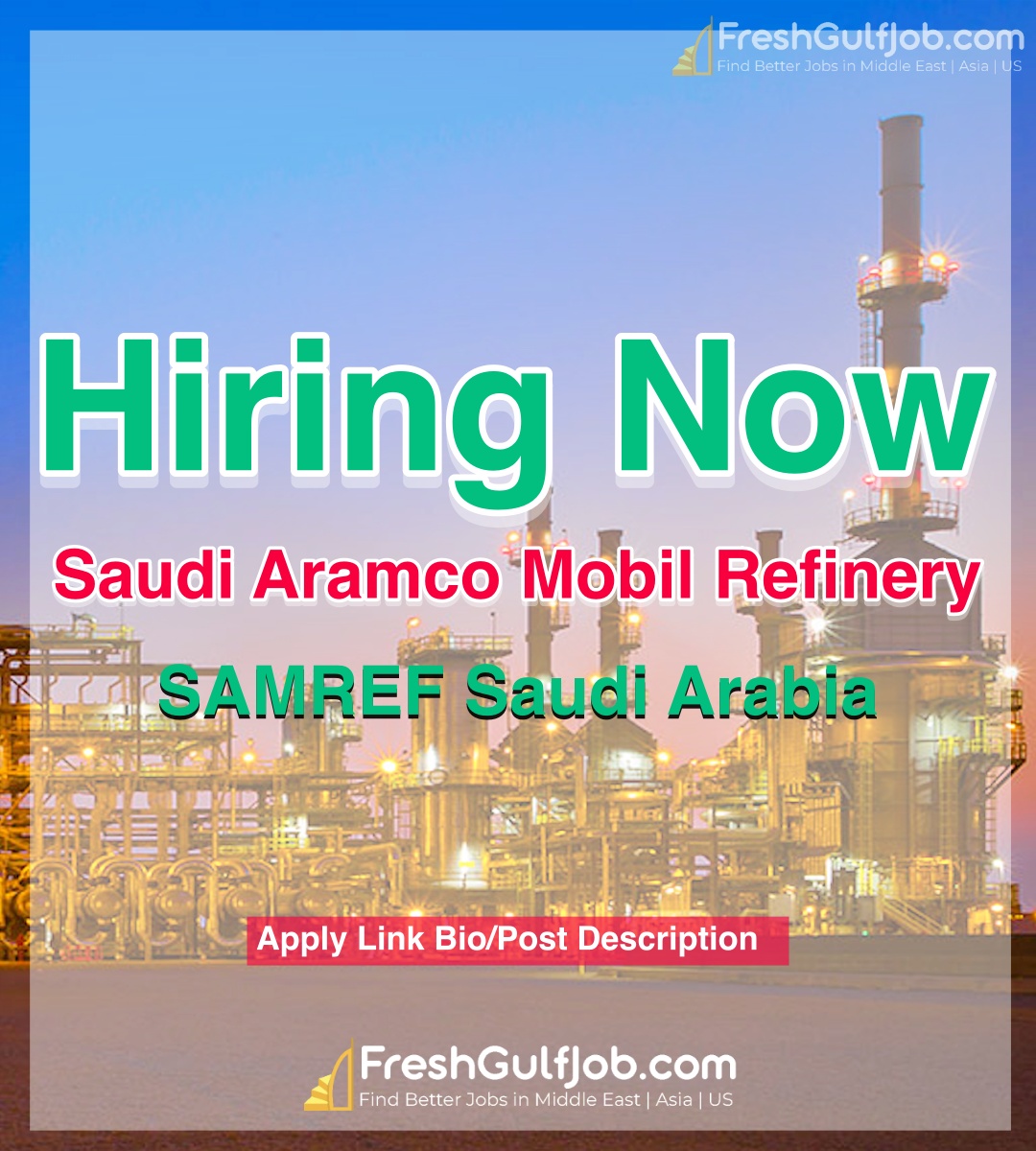 SAMREF Careers | SAMREF Jobs in Yanbu Saudi Arabia (2025)
