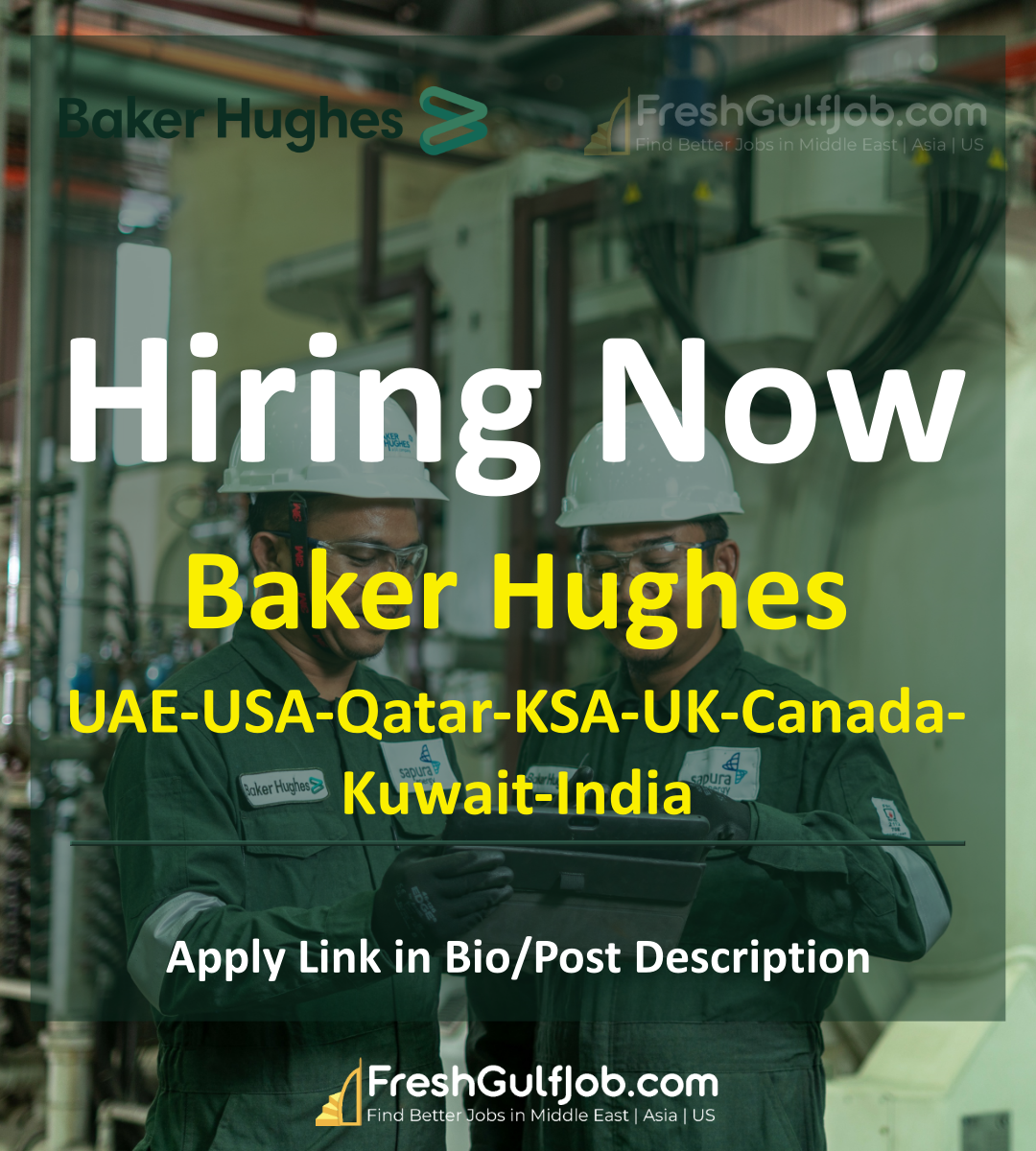 Baker Hughes Careers UAE-USA-Qatar-KSA-UK-Canada-Kuwait (2025)