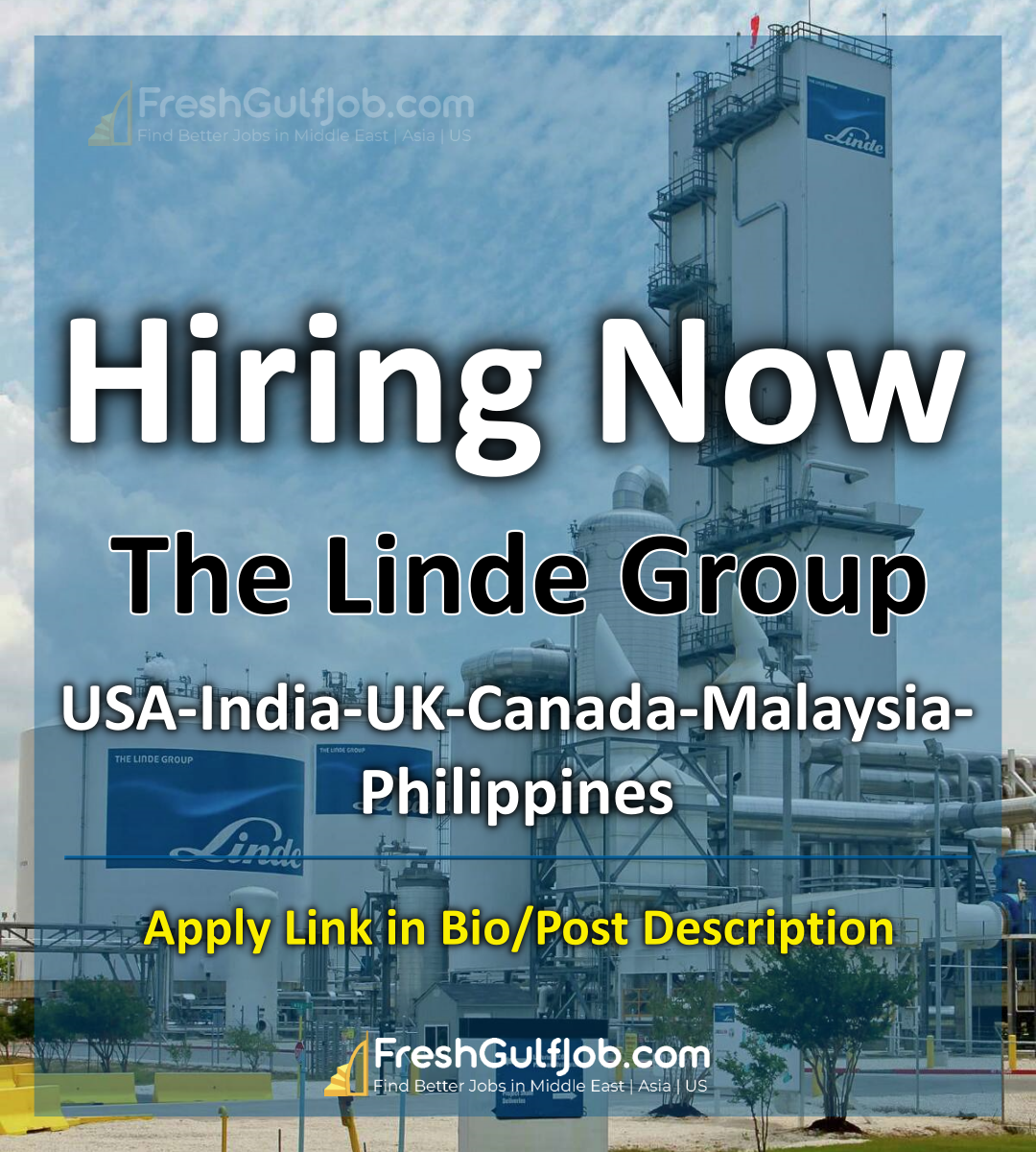 The Linde Group Jobs UAE-UK-USA-Canada-KSA