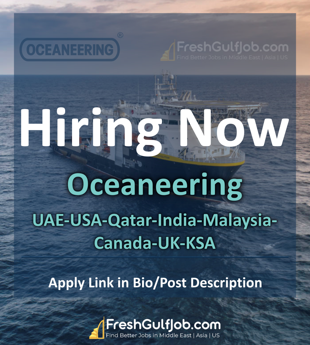 Oceaneering Careers UAE-USA-Qatar-Canada-UK-KSA (2025)