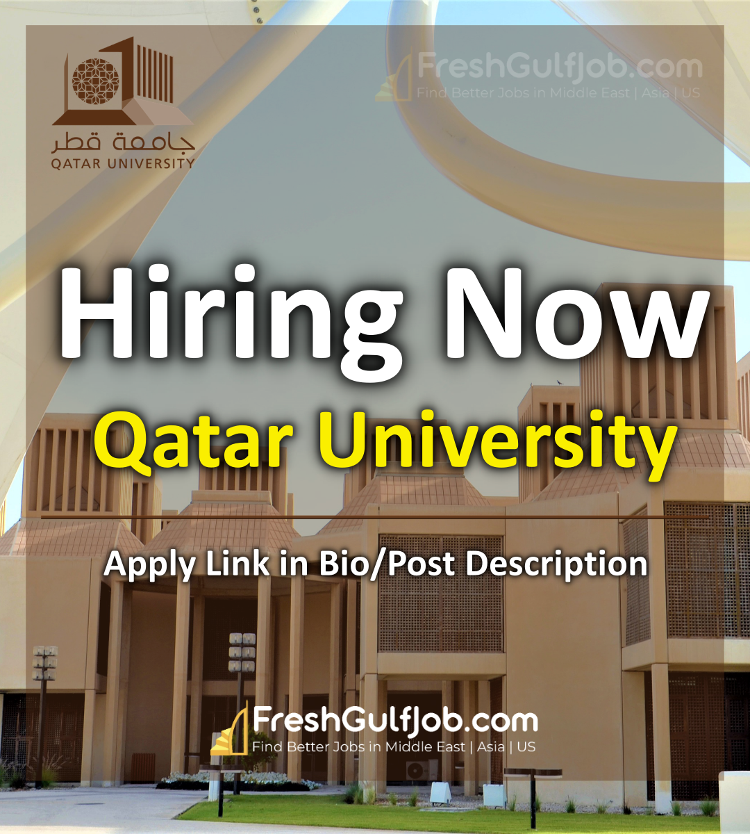 Qatar University Jobs | QU Careers Qatar (2025)