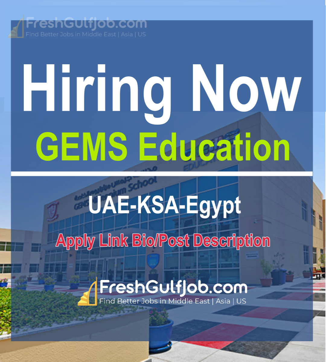 GEMS Education Jobs | GEMS School UAE-KSA-India-Qatar (2025)