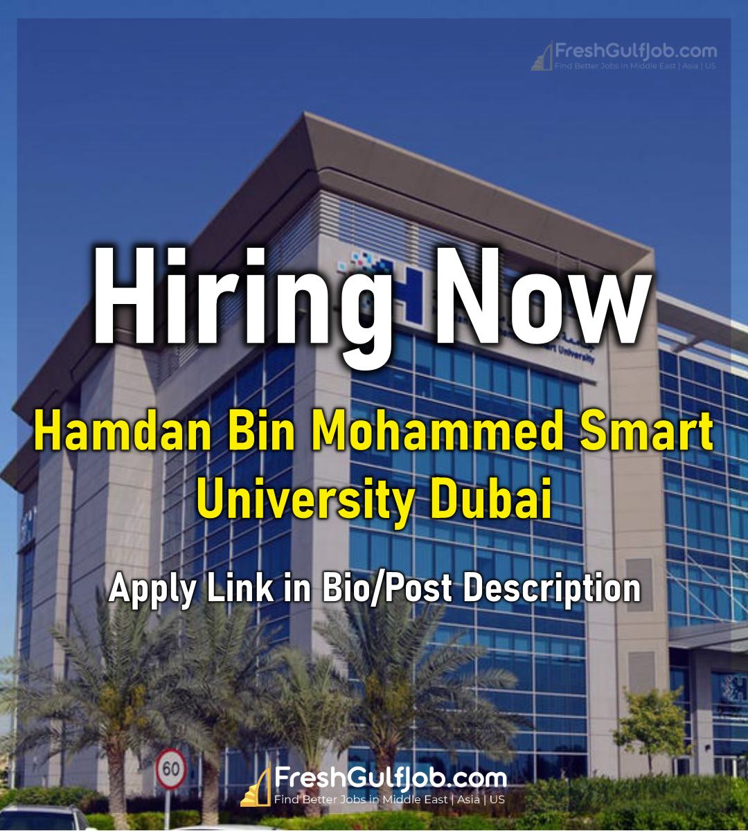 Hamdan Bin Mohammed Smart University Jobs Dubai | HBMSU Careers UAE 2024