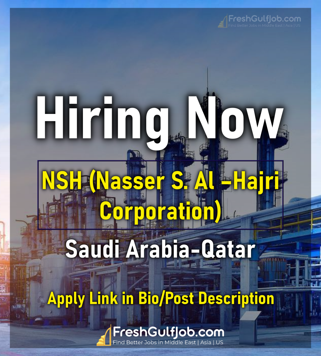 Nasser S. Al –Hajri Corporation Jobs | NSH Company Careers UAE-Qatar-KSA