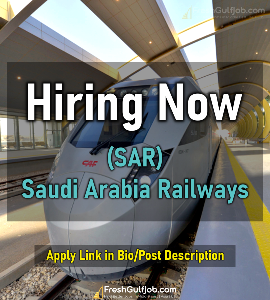 Saudi Railway Company Jobs | Saudi Arabia Railways Careers (2025)