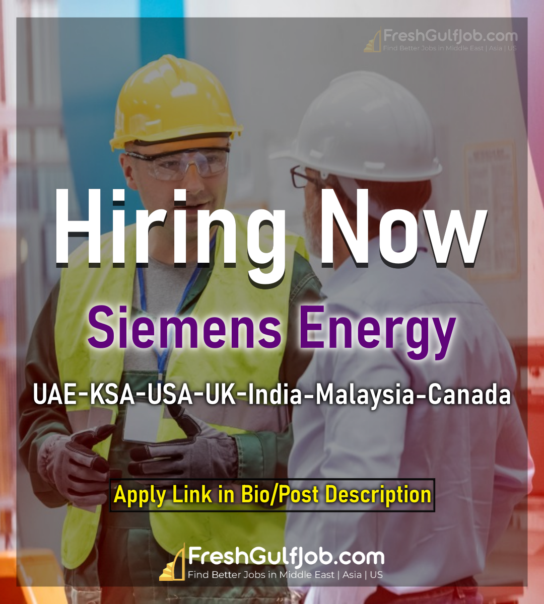 Siemens Energy Jobs UAE-Canada-USA-UK (2025)
