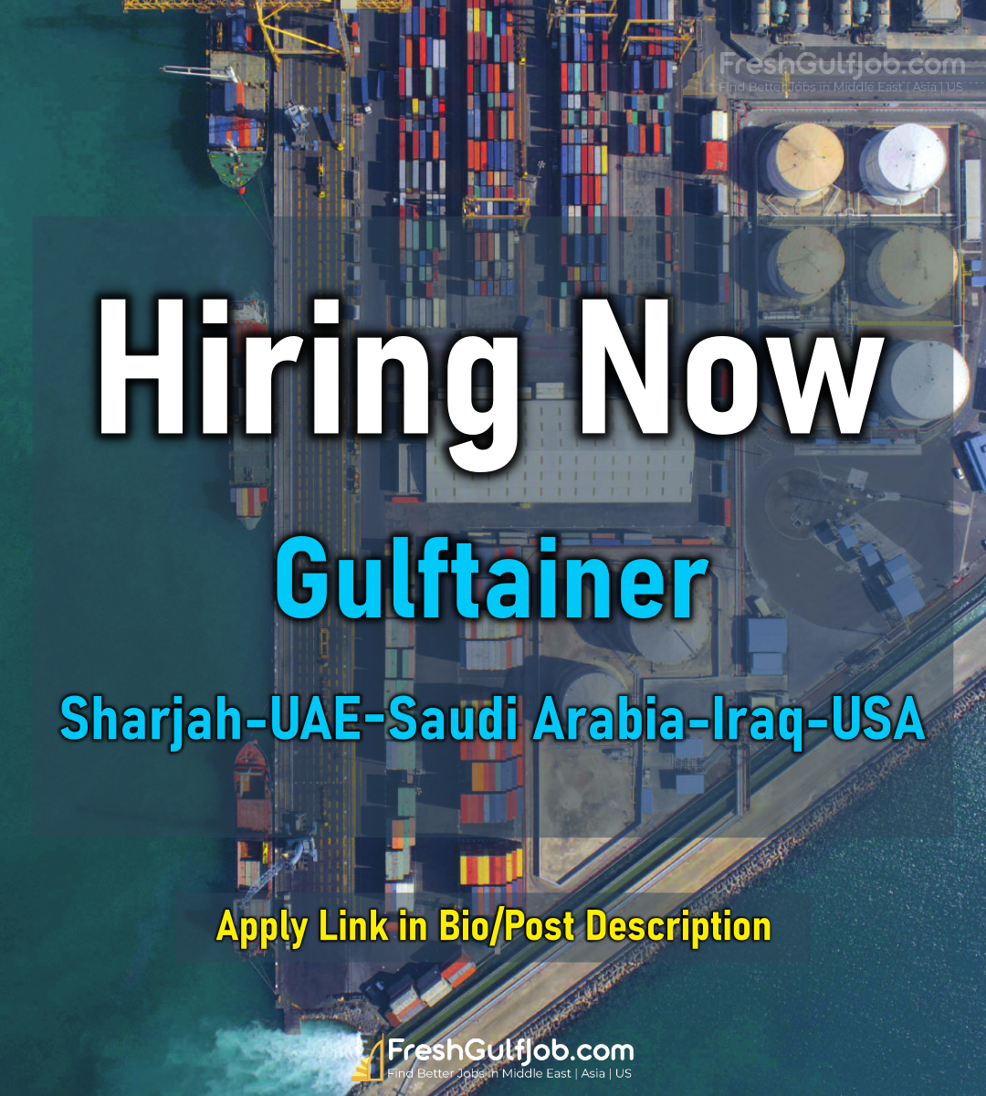 Gulftainer Jobs Sharjah-UAE-Saudi Arabia-Iraq-USA (2026)
