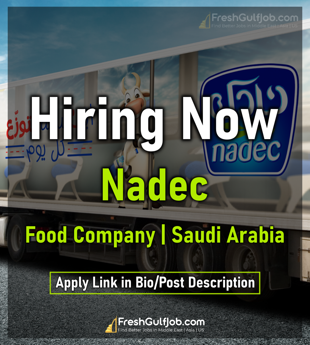 NADEC Company Job Vacancy | NADEC Foods Saudi Arabia Jobs (2025)