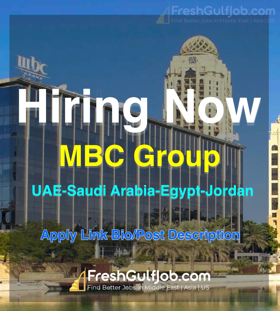 MBC Group Careers Dubai-UAE-Saudi Arabia-Jordan-Egypt 2024