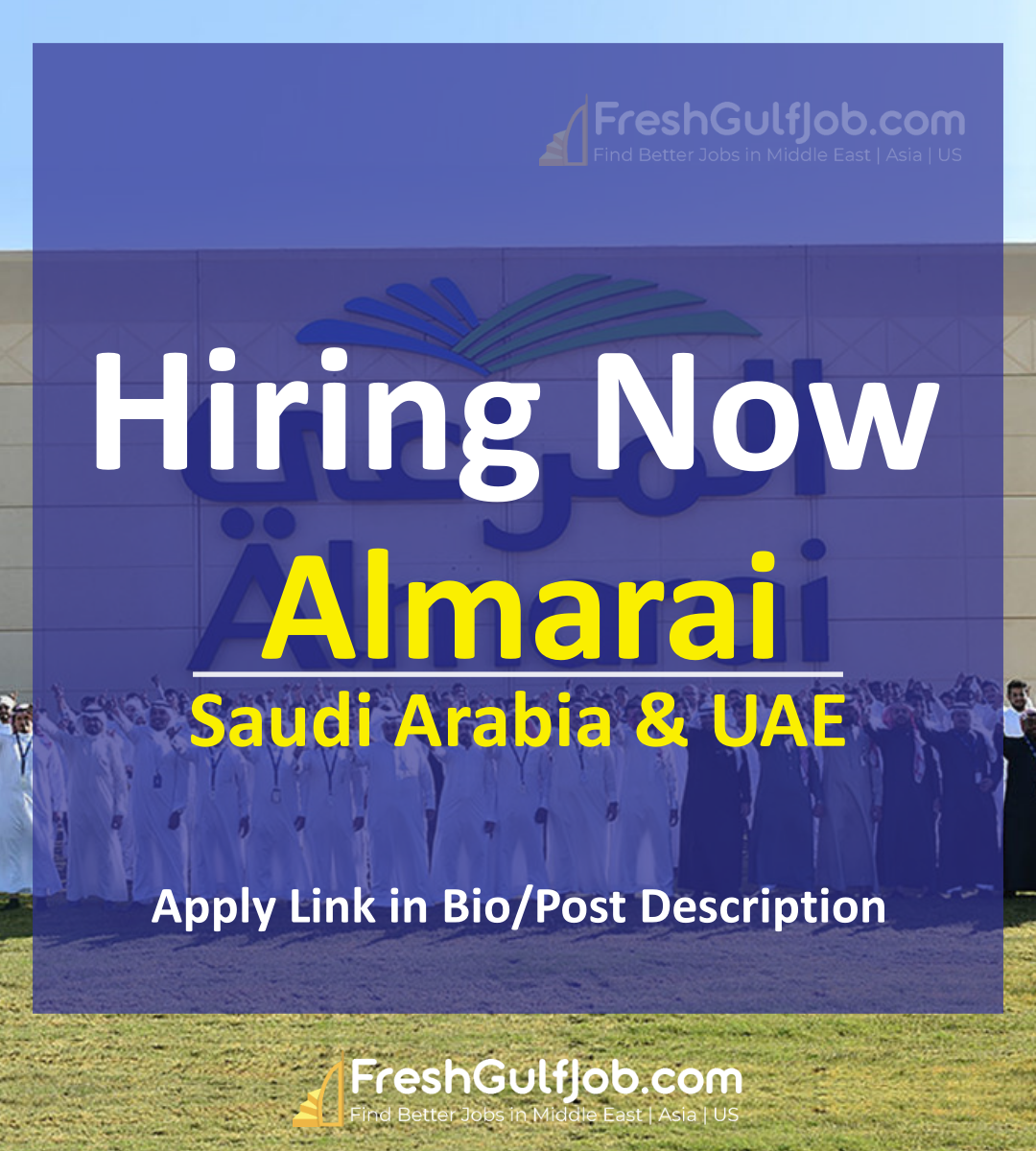 Almarai Job Vacancy 2024 | Saudi Arabia | UAE | Kuwait