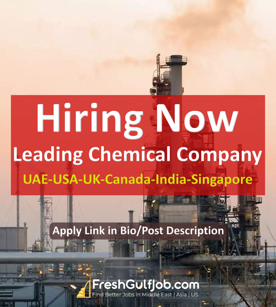 Dow Chemical Careers UAE-USA-UK-Canada-India-Singapore | 100 Jobs