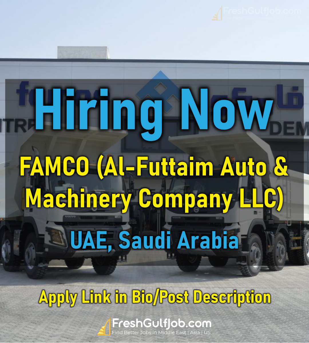 FAMCO Job Vacancy | Al Futtaim FAMCO Careers UAE - KSA (2025)