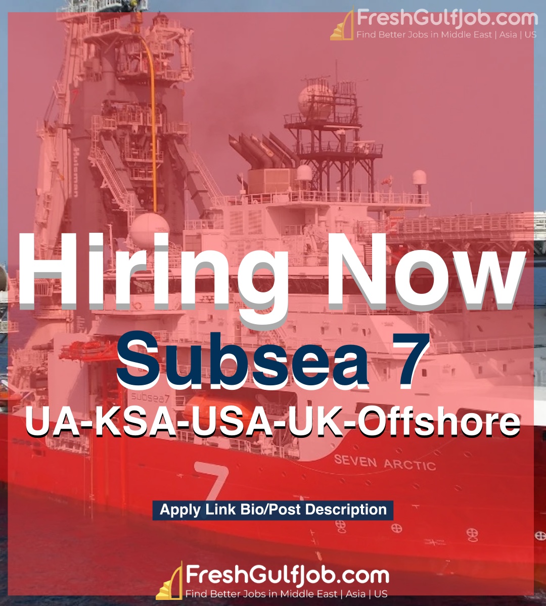 Subsea 7 Careers UAE-USA-UK-Qatar-KSA 2024