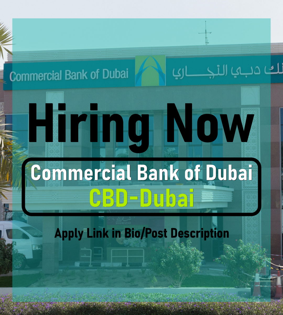 Commercial Bank of Dubai Jobs | CBD Bank Careers (2025)