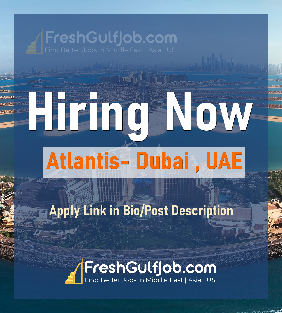 Atlantis Dubai Careers | Atlantis The Palm Jobs Dubai - UAE (2026)