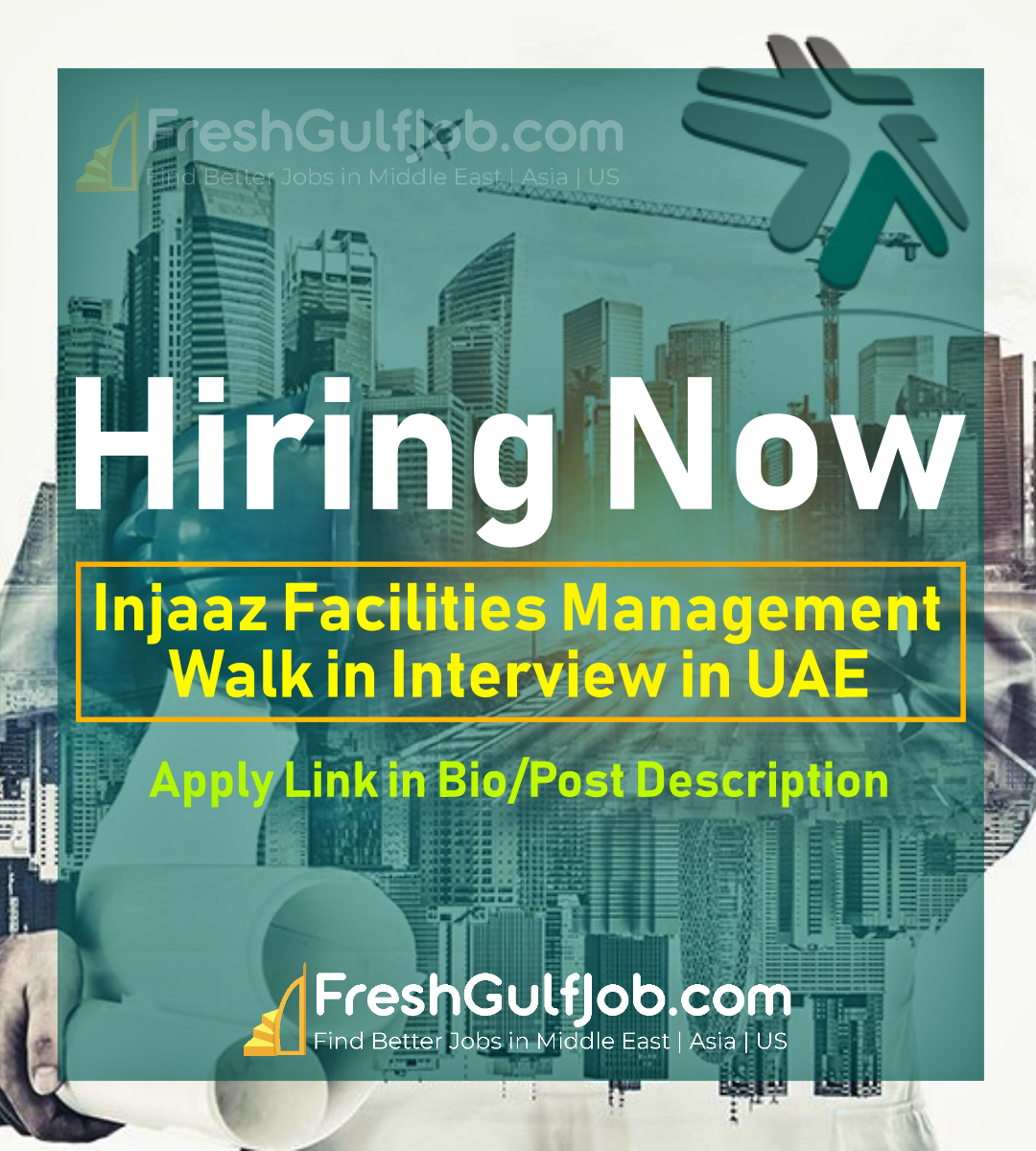 Injaaz Facilities Management Vacancy UAE 2024