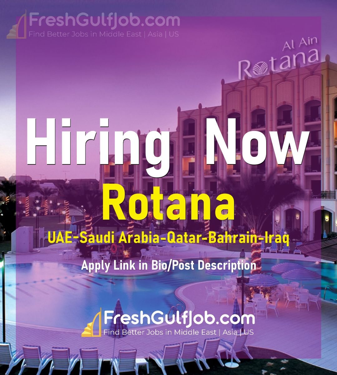 Rotana Hotels Jobs UAE-Qatar-Bahrain-Iraq-KSA (2025)