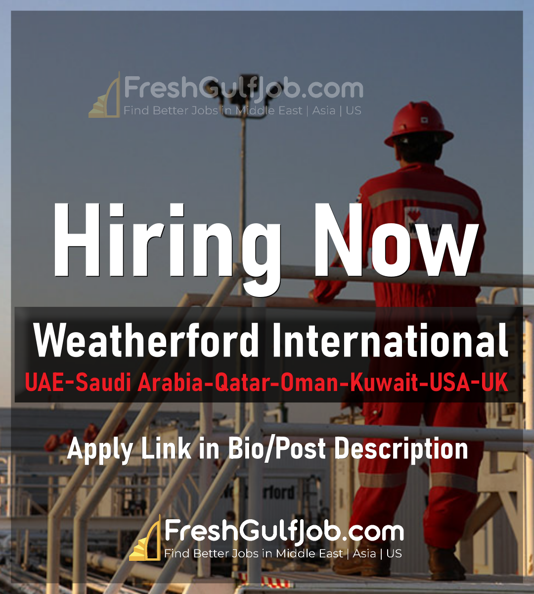 Weatherford Jobs UAE-Qatar-USA-UK-KSA-Kuwait (2025)